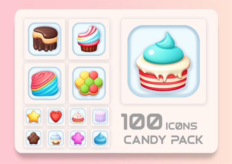 5000 Game Dev Icons Mega Bundle – Eldamar Studio