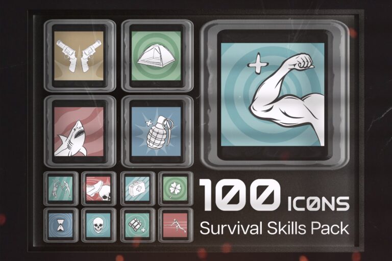 5000 Game Dev Icons Mega Bundle – Eldamar Studio