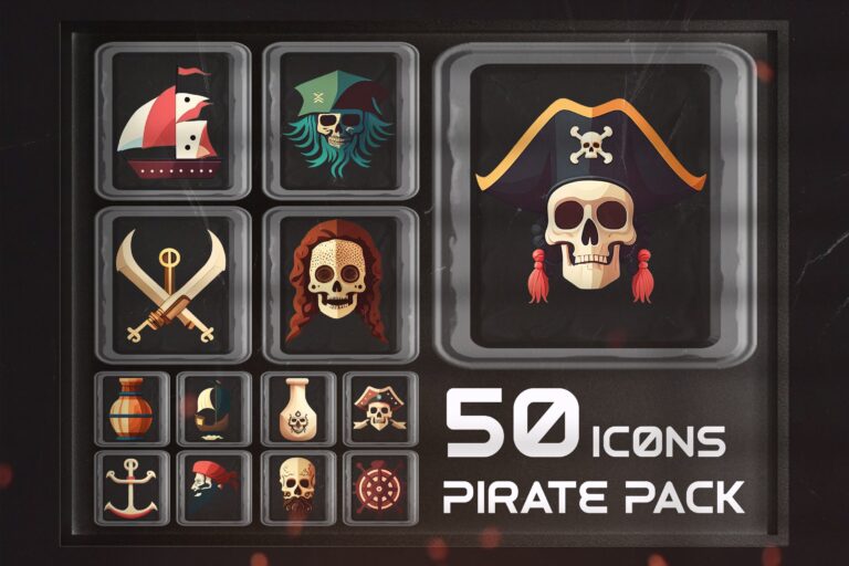 5000 Game Dev Icons Mega Bundle – Eldamar Studio